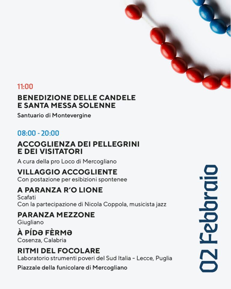 Candelora 2025 a Montevergine